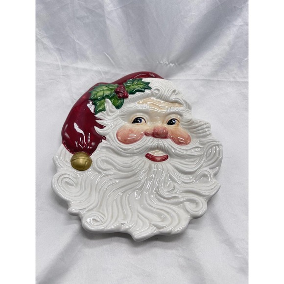 Fitz and Floyd | Accents | Vintage Fitz And Floyd Santa Claus Plate ...